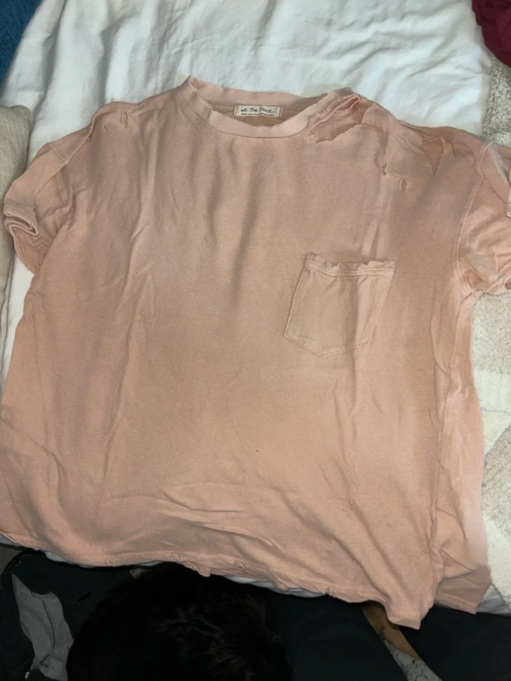 We The Free | Tops | Free People Distressed Crewneck | Poshmark